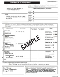 Liability Insurance Certificate Template | Free Certificate Templates